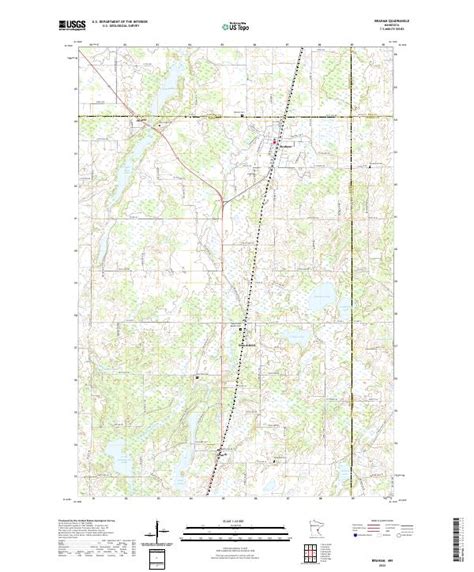Us Topo 7 5 Minute Map For Braham Mn American Map Store