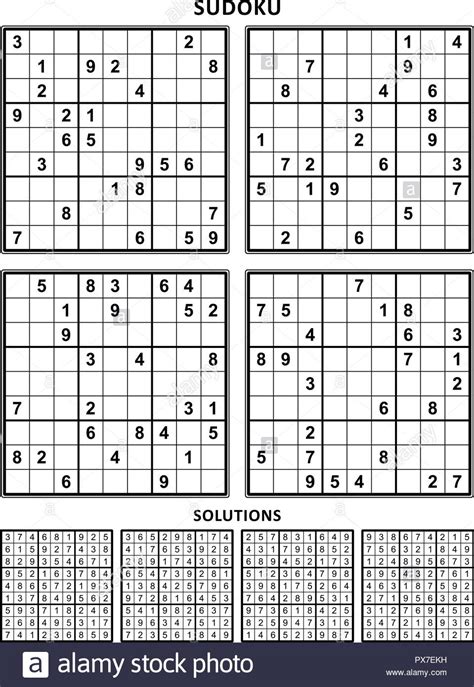 Sudoku Easy With Answer Key Printable Sudoku Easy With Answer Key Printable