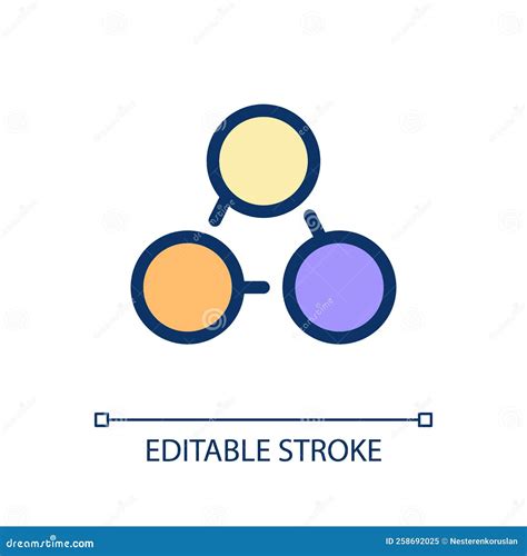 Teamwork Improvement Pixel Perfect RGB Color Ui Icon Stock Vector Illustration Of Button