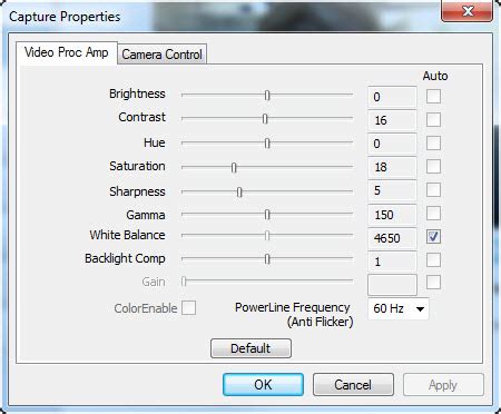 Change Webcam Settings Windows Menugarry