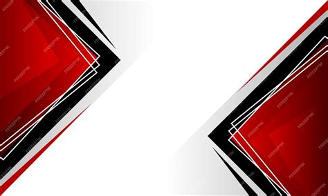 Premium Vector Abstract Red Geometric Shapes Background Vector
