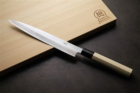 Japan Knife Toku Yanagiba Knife Sk 5 Poplar Handle Left Handed
