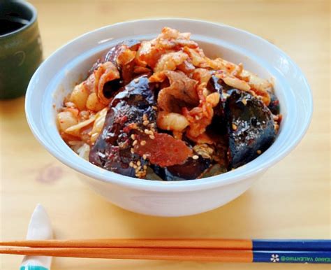 茄子豚キムチ丼 レシピ作り方 by のん786 楽天レシピ