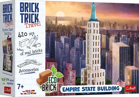 Trefl Brick Trick Xl 420 Pieces Empire State Building Travel