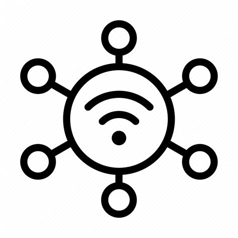 Iot Network Icon Download On Iconfinder On Iconfinder