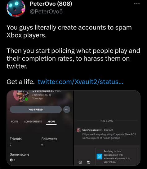Andrea Pichinini On Twitter Now Pscultists Are Creating Fake Gamertags To Harass Xbox Players