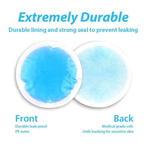Newgo Ice Pack For Injuries Reusable 6 Packs With Sleeve Hot Cold Therapy Small Round Gel Ice