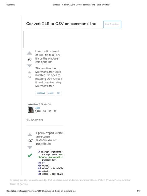 windows convert xls to csv on command line pdf microsoft excel comma separated values