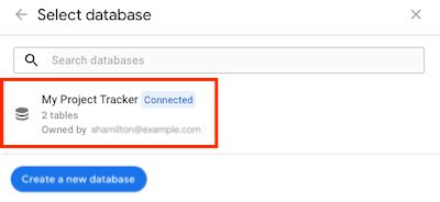Quick Start Create Your First App By Using An AppSheet Database AppSheet Help