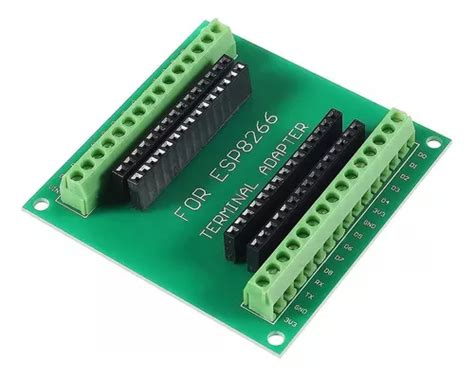 Placa Borne Kre Terminal Adaptador Esp8266 Esp12 Nodemcu Mercadolivre