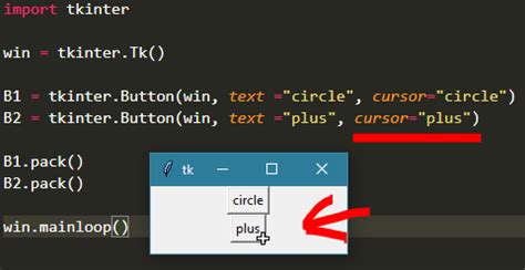 Enhancement Cursor Symbols On Buttons And Maybe Other Elements Issue Pysimplegui