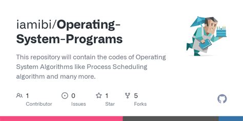 Operating System Programs Process Scheduling Algorithms FCFS C At Master Iamibi Operating