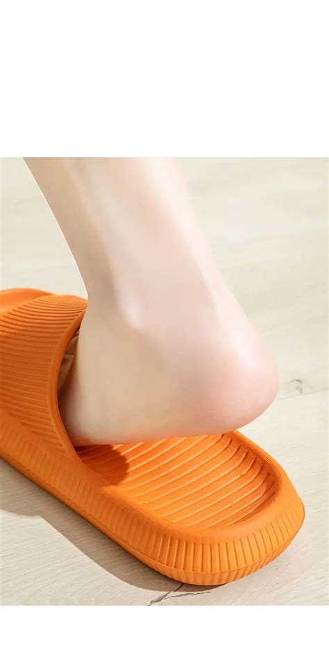 Womens Platform Flat Slippers Open Toe Solid Color Anti Temu New Zealand