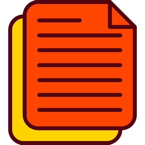 Document Generic Color Lineal Color Icon