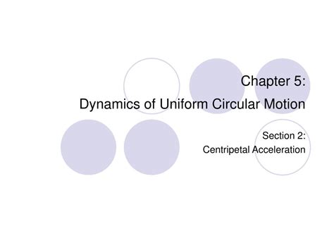 PPT Dynamics Of Uniform Circular Motion PowerPoint Presentation Free Download ID 6083162