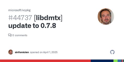 Libdmtx Update To 078 · Issue 44737 · Microsoftvcpkg · Github
