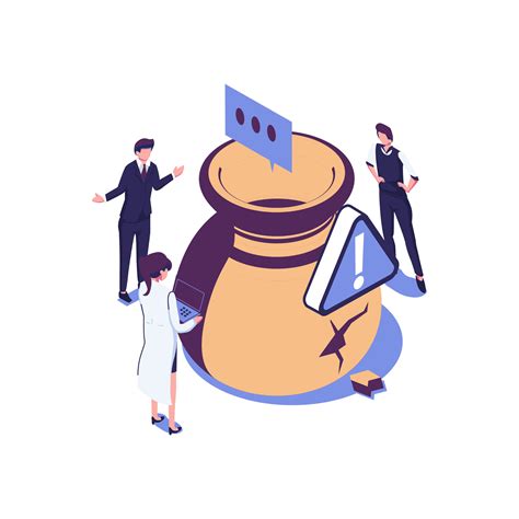 Defective Product Flat Style Isometric Vector Illustration Design Defective Product Flat Style Isometric Vector Illustration Design