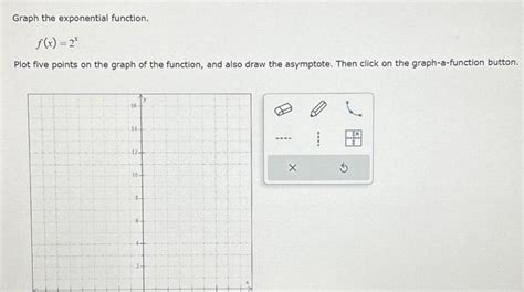 Solved Graph The Exponential Function Fx2x Plot Five