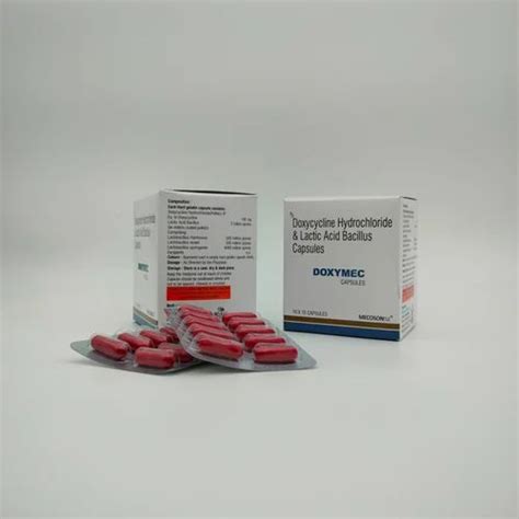 Doxymac Doxycycline Capsules 100mg Packaging Size 1x10 At ₹ 120 Box In Surat