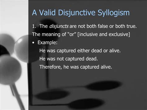 Ppt Disjunctive And Hypothetical Syllogisms Powerpoint Presentation