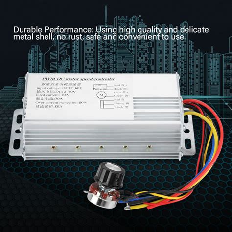 Motor Speed Controller DC 12V 60V 70A PWM 70A 220S Motor Speed Controller Pulse Width Modulator