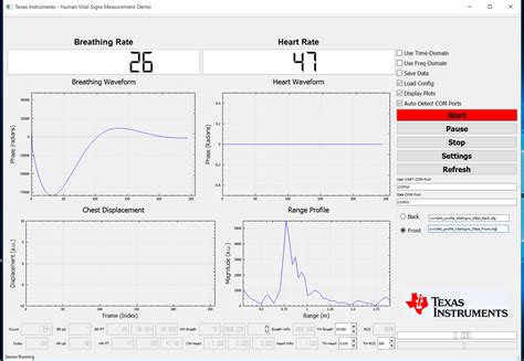 IWR1642BOOST Vital Sign Demo Is Not Working In IWR1642 Sensors Forum Sensors TI E2E