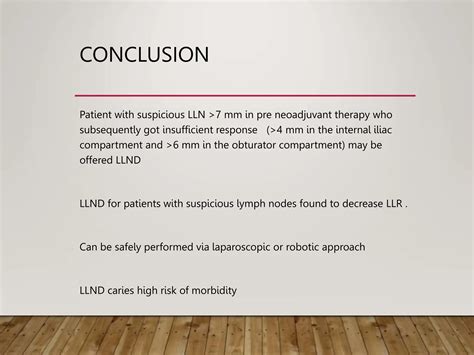 Lateral Lymph Node Dissection Pptx Cancer Diseases And Conditions