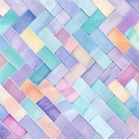 Premium Ai Image A Close Up Of A Colorful Tile Pattern With A Diagonal Design Generative Ai