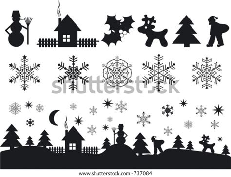Christmas Elements Design Stock Vector Royalty Free 737084