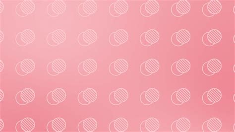 Red Color Simple And Clean Circular Shapes With Moving Parallel Lines