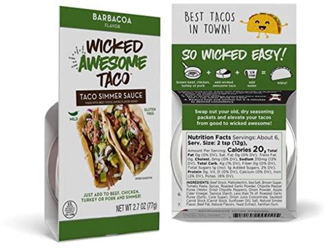 Kitchen Accomplice Wicked Tasty Taco Barbacoa Simmer Sauce Jungle Deals Blog