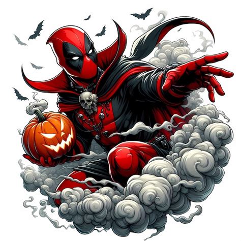 Deadpool Halloween Costume Premium Ai Generated Image