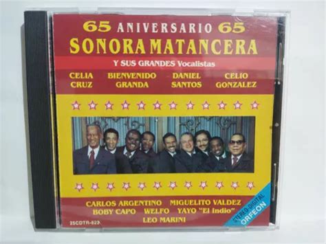 Sonora Matancera Y Grandes Vocalistas 65 Aniversario Cd Cuba Mercadolibre