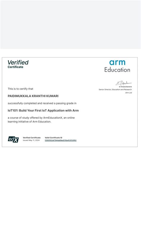 Kranthi Kumari On Linkedin Hello Connections Im Glad To Share A Certificate From Edx