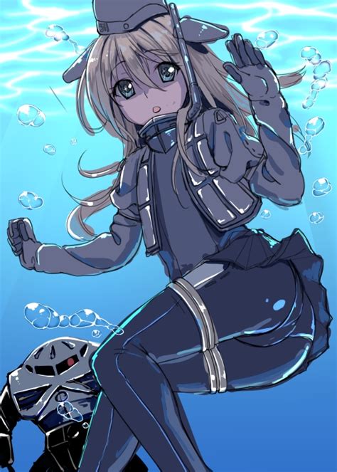 Safebooru 1girl Ass Black Legwear Blonde Hair Blue Eyes Body