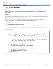 3 4 1 1 Class Activity IPv6 Details Details Instructions Pdf IPv6 Details Details