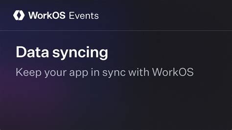 Data Syncing Events Workos Docs