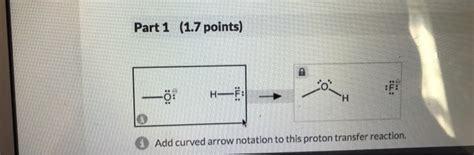 solved part 1 1 7 points f add curved arrow notation to