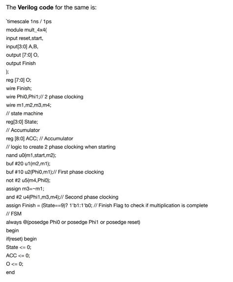 In This Assignment We Implement A 4x4 Multiplier In Chegg