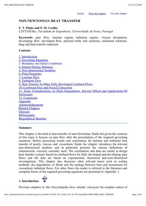 Pdf Non Newtonian Heat Transfer Paginasfeupptpaginasfeuppt