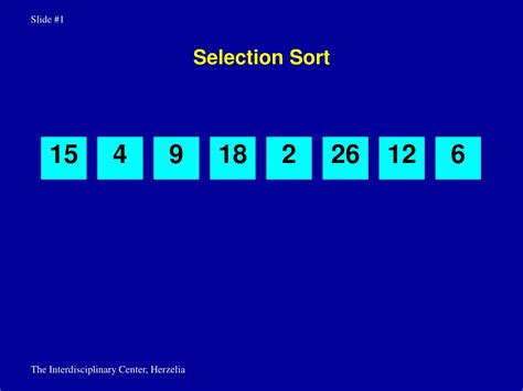 Ppt Selection Sort Powerpoint Presentation Free Download Id9136132