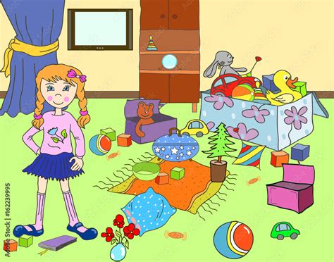Messy Toys Cartoon