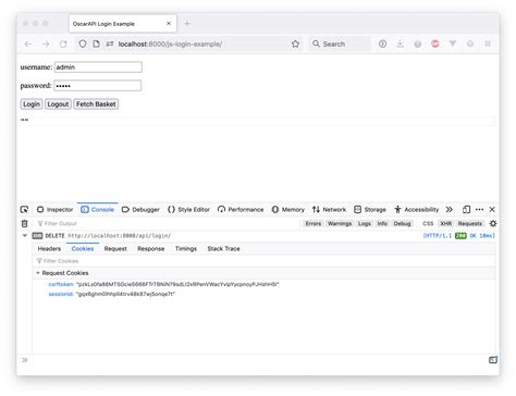 how to login with react js · issue 293 · django oscar django oscar api