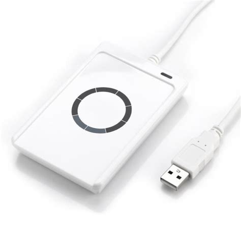 Duokon Adapter Lecteur Graveur Rfid Nfc Acr122u Iso 14443a B Logiciel Gratuit En Blanc