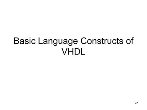 Chapter 5 Introduction To Vhdl Pdf Programming Languages Computing