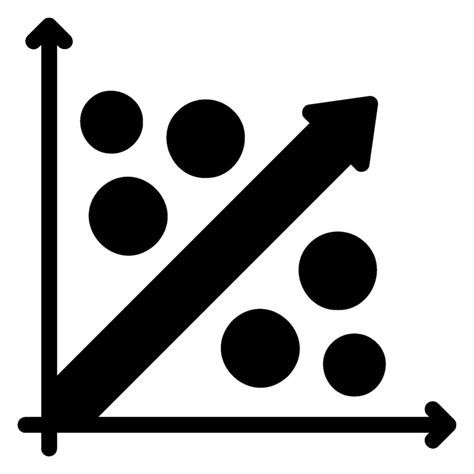 Regression Glyph Icon 35907100 Vector Art At Vecteezy