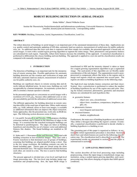 Robust Building Detection In Aerial Images