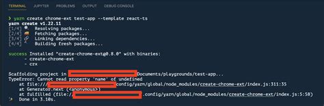 Error Creating App From Template In Non Interactive Mode · Issue 13 · Guocaoyicreate Chrome