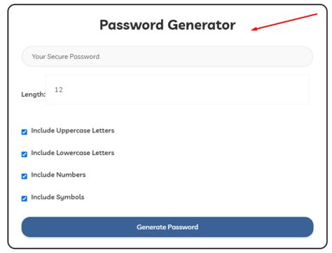 Strong Password Generator Complex And Random Passwords Tool