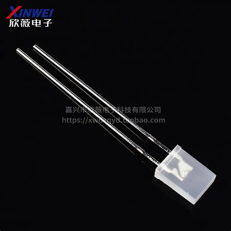 （50只）2 5 7mm雾状蓝色方形白发蓝 Led发光二极管光立方专用 虎窝淘